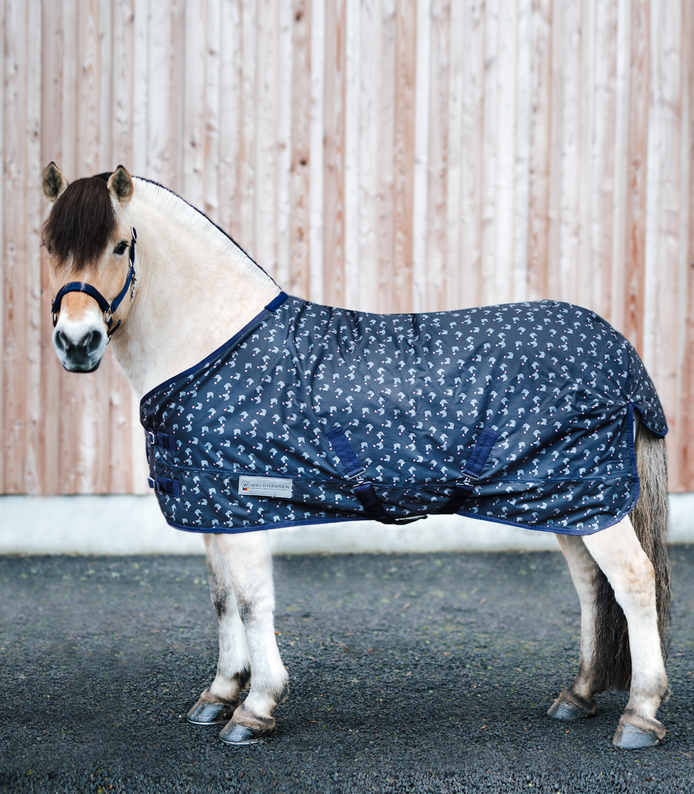 Lucky Turnout Rug, fleece | 105 cm | night blue/Lucky Heart | 8032456-105