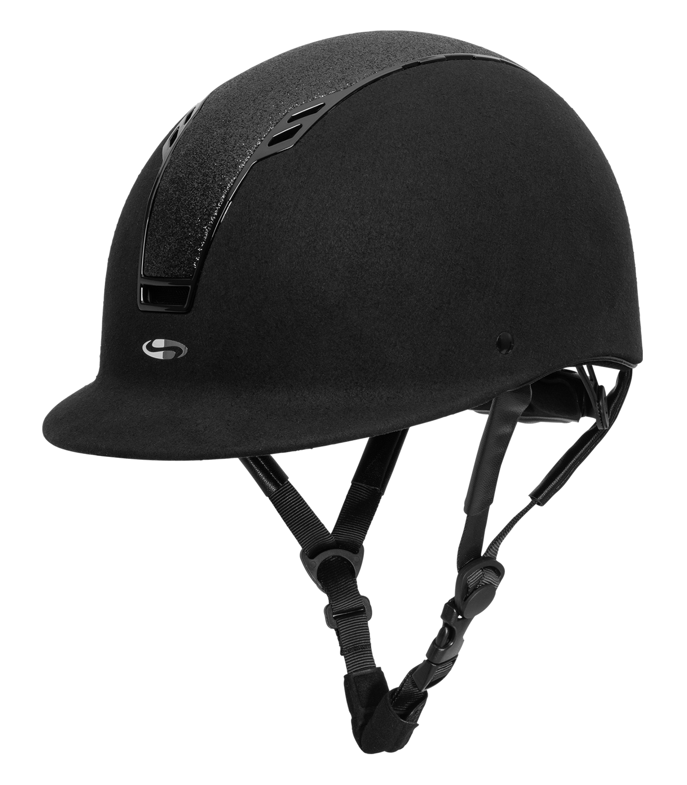 SWING H22 Shine Riding Helmet | black velvet/shine | 51 - 55 cm | 5196311-0